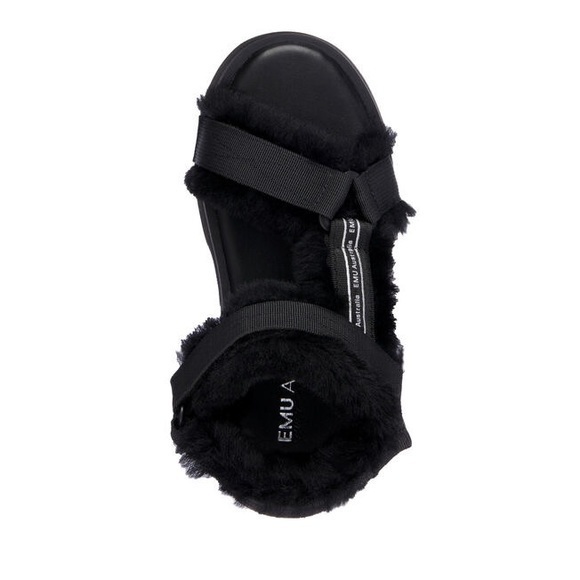 Emu | Shoes | New Emu Australia Raven Platform Sandals In Black | Poshmark